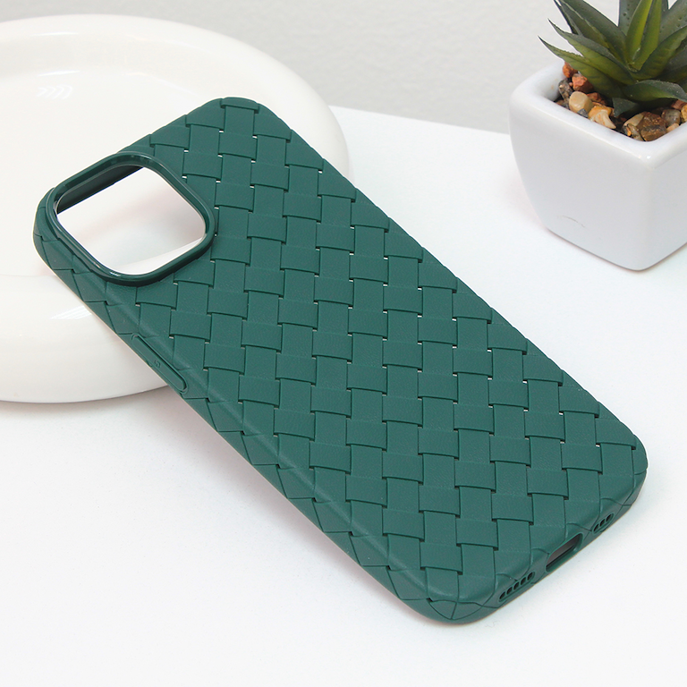 Futrola Weave case za iPhone 14 zelena