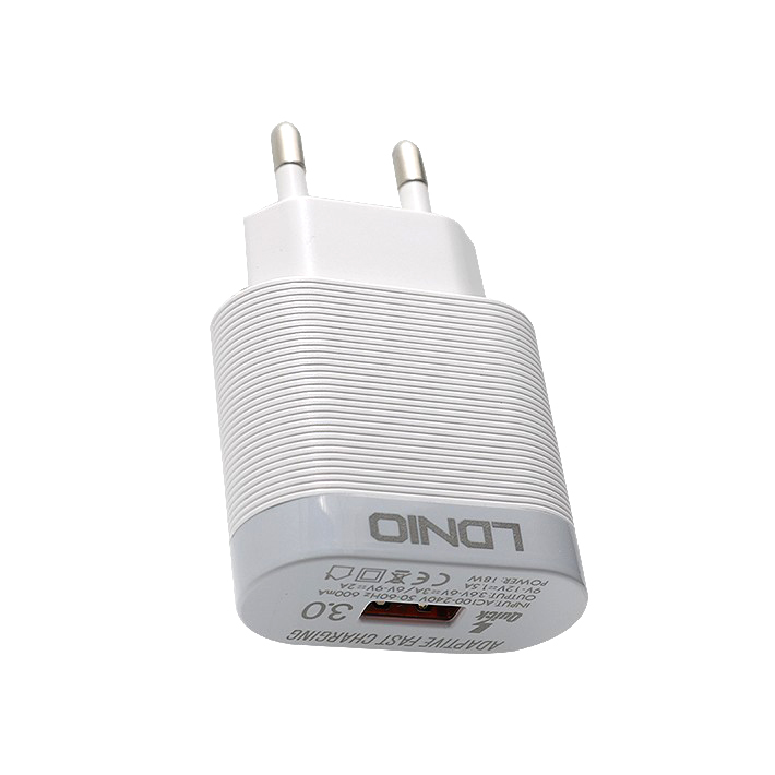 Kucni punjac LDNIO A303Q QC 3.0 5V 3A 18W micro USB beli