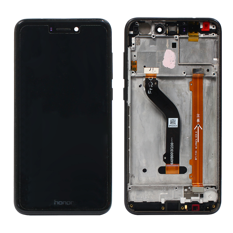 LCD Displej / ekran za Huawei Honor 8 Lite + touchscreen + frame Black