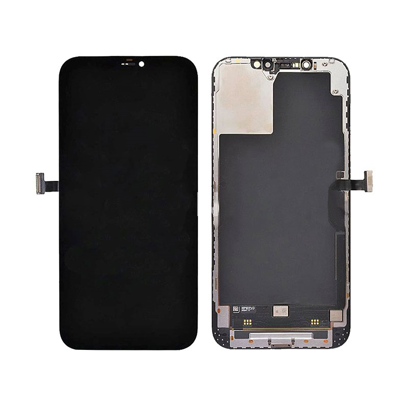 LCD Displej / ekran za Iphone 12 Pro Max + touch scren Black (JH) hard OLED