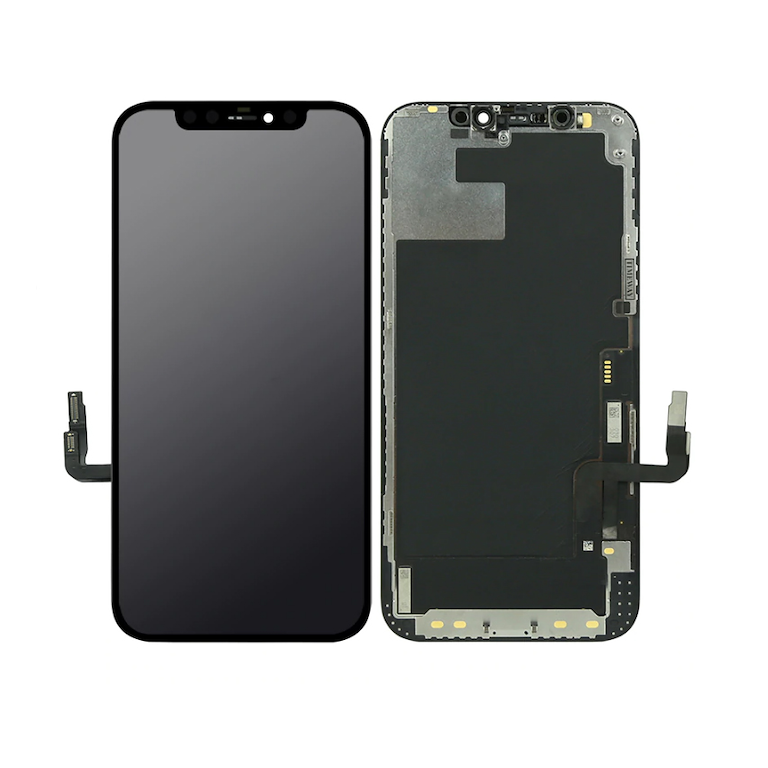 LCD Displej / ekran za Iphone 12/12 Pro + touchscreen Black (LTPS-TFT LCD TDDI-Incell (RJ)