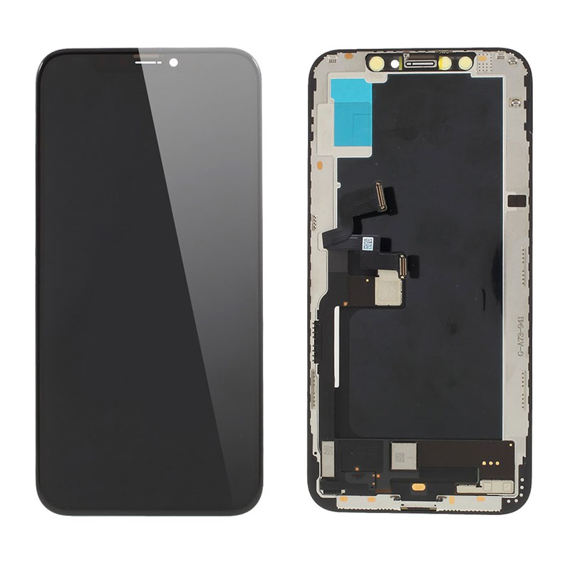 LCD Displej / ekran za iPhone X + touchscreen Black REPART PRIME A+ Soft OLED