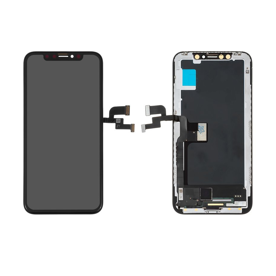 LCD Displej / ekran za Iphone X +touch screen crni GX SOFT OLED