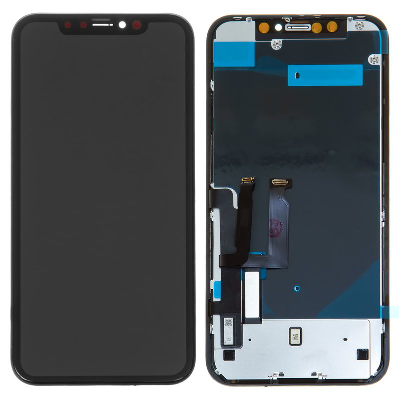 LCD Displej / ekran za Iphone XR + touchscreen Black LTPS-TFT LCD TDDI-Incell (JK)