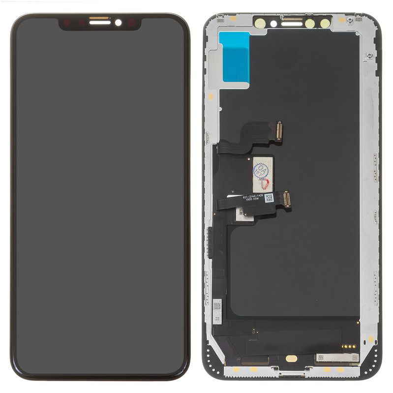 LCD Displej / ekran za iPhone XS Max + touchscreen Black APLONG OEM Changed Glass