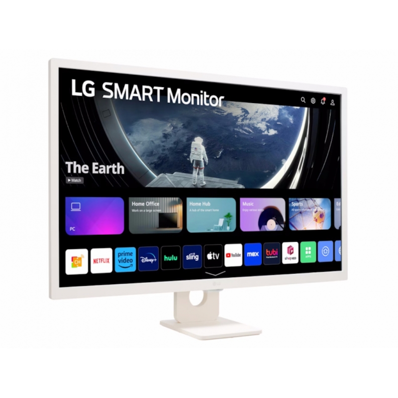 Monitor LG 32SR50F-W 32"/IPS/1920x1080/60Hz/8ms GtG/HDMIx2,USB/zvučnici/VESA/smart/bela
