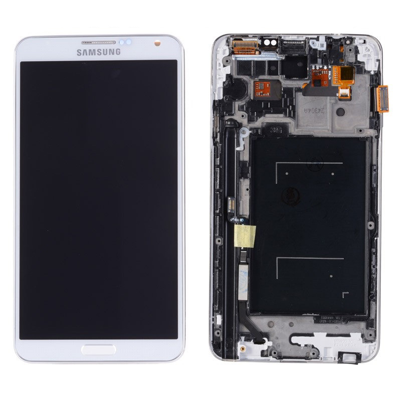 LCD Displej / ekran za Samsung N7505/Galaxy Note 3 Neo+touch screen beli Service Pack ORG/GH97-15540B