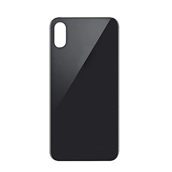 Poklopac za Iphone X Black sa vecom rupom za okular kamere (NO LOGO)