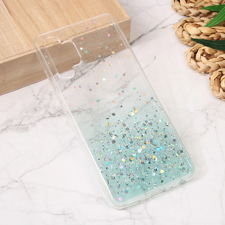 Silikonska futrola Glitter za Samsung A325 Galaxy A32 4G (EU) mint