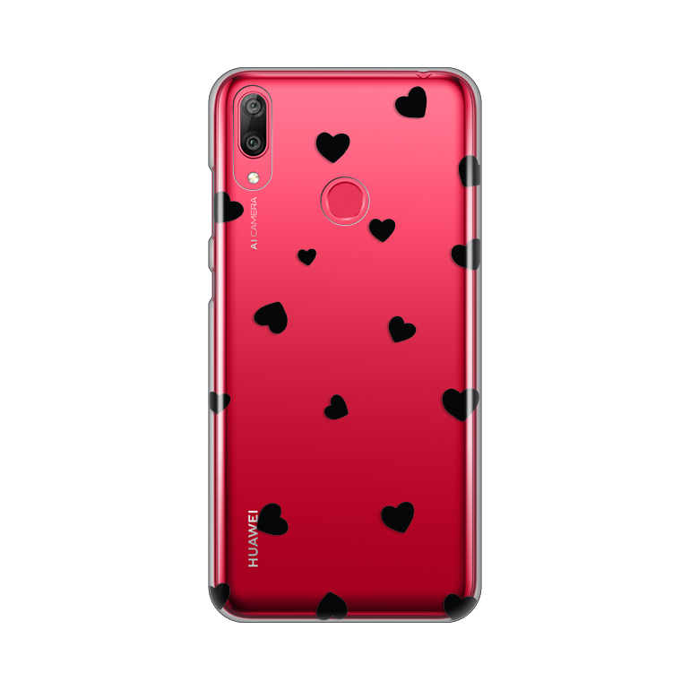 Silikonska futrola print Skin za Huawei Y7 (2019)/Y7 Prime (2019) Hearts