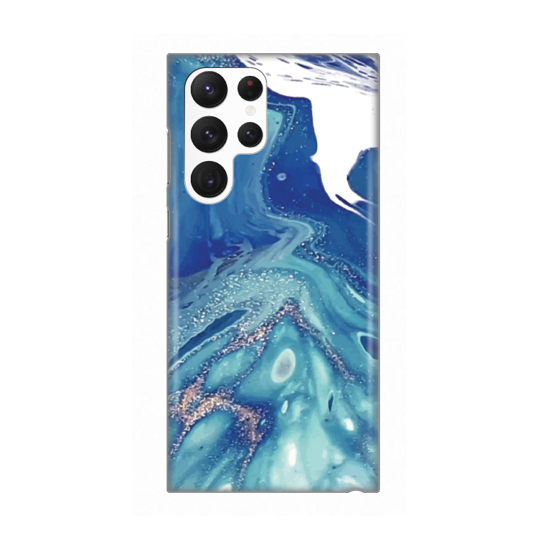 Silikonska futrola print za Samsung S908 Galaxy S22 Ultra 5G Blue Marble