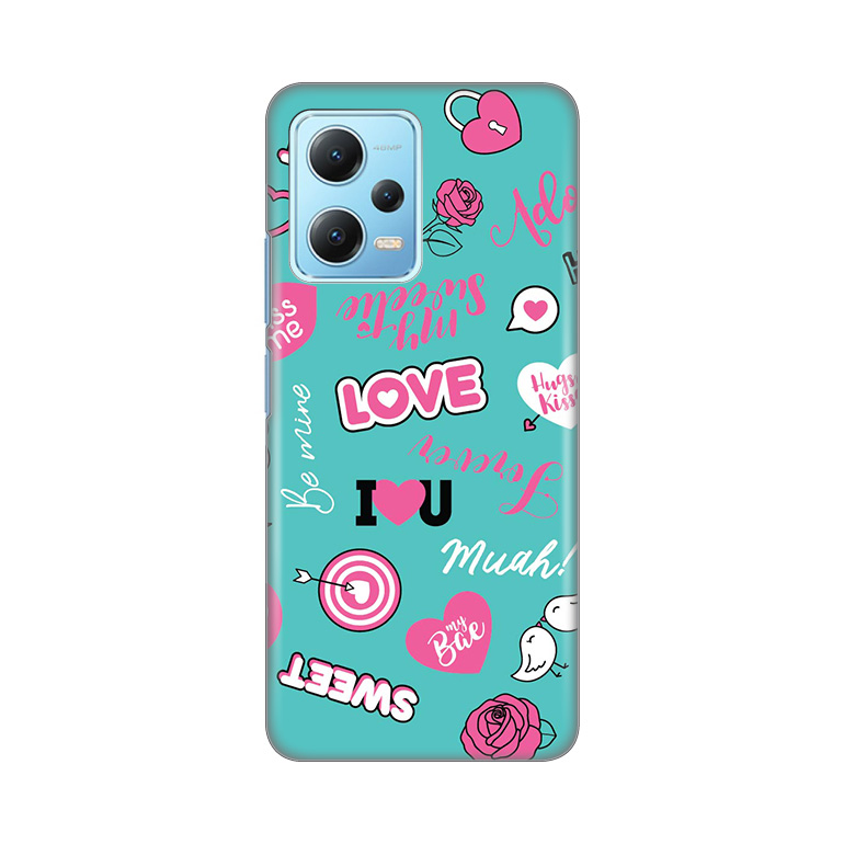 Silikonska futrola print za Xiaomi Redmi Note 12 5G (EU) Love