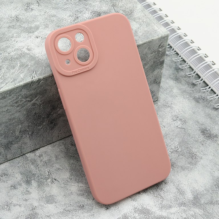 Silikonska futrola Pro Camera za iPhone 13 roze (MS)