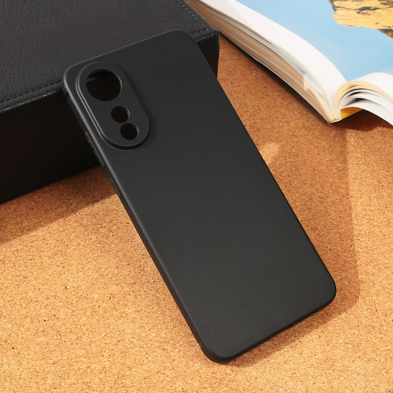 Silikonska futrola Ultra Thin za Oppo A78 mat crna