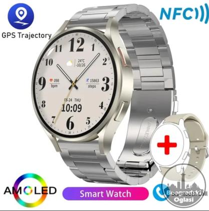 Watch 6 Bluetooth GPS NFC Smart Watch BT Poziv- Silver