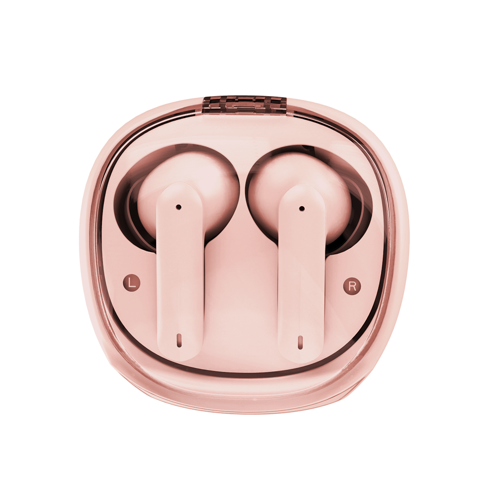 Slusalice Bluetooth Airpods Moxom MX-TW16 pink (MS)