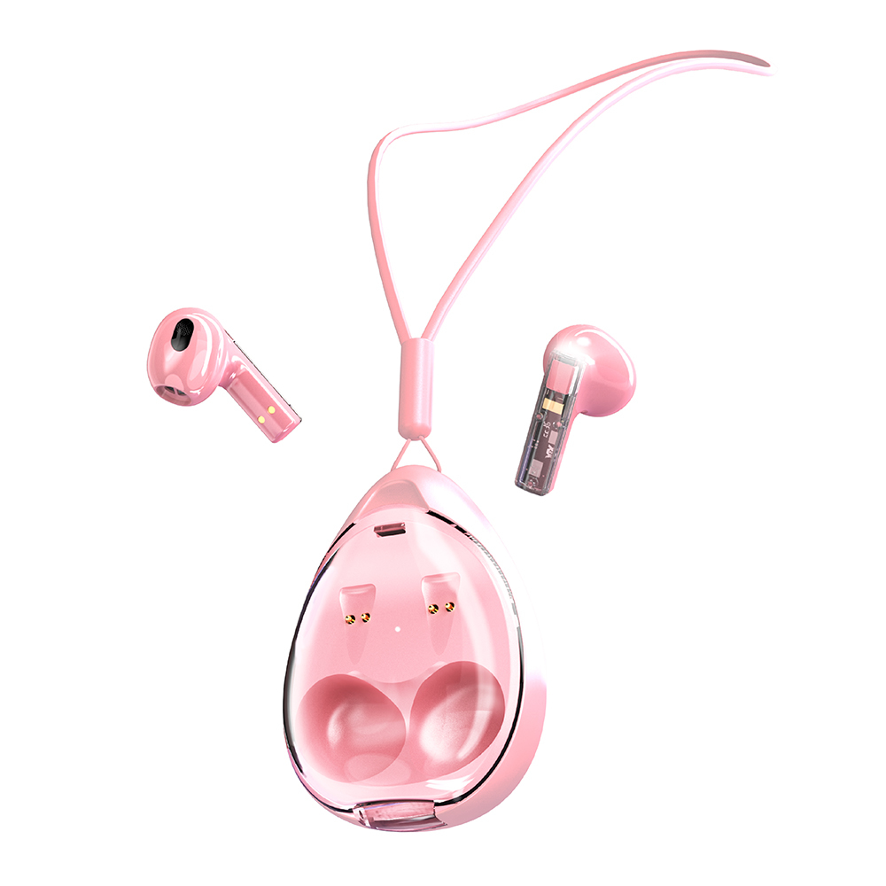 Slusalice Bluetooth Airpods Moxom MX-TW29 pink (MS)