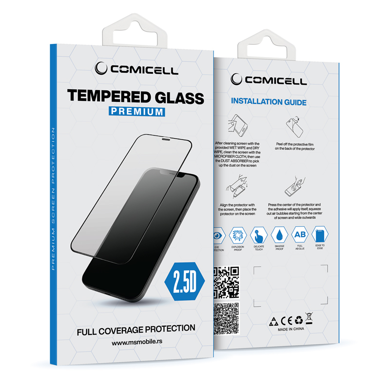 Staklena folija glass 2.5D za Huawei Nova 9 SE/Honor 50 SE crna (MS)