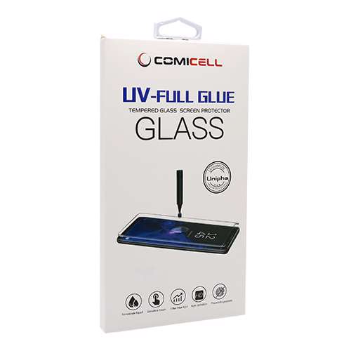 Staklena folija glass 3D MINI UV-FULL GLUE za Samsung G973F Galaxy S10 zakrivljena providna (bez UV lampe) (MS)