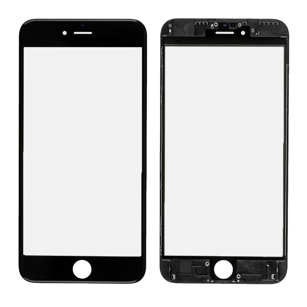 Staklo touchscreen-a+frame+OCA za iPhone 6s Plus 5,5 crno AAA