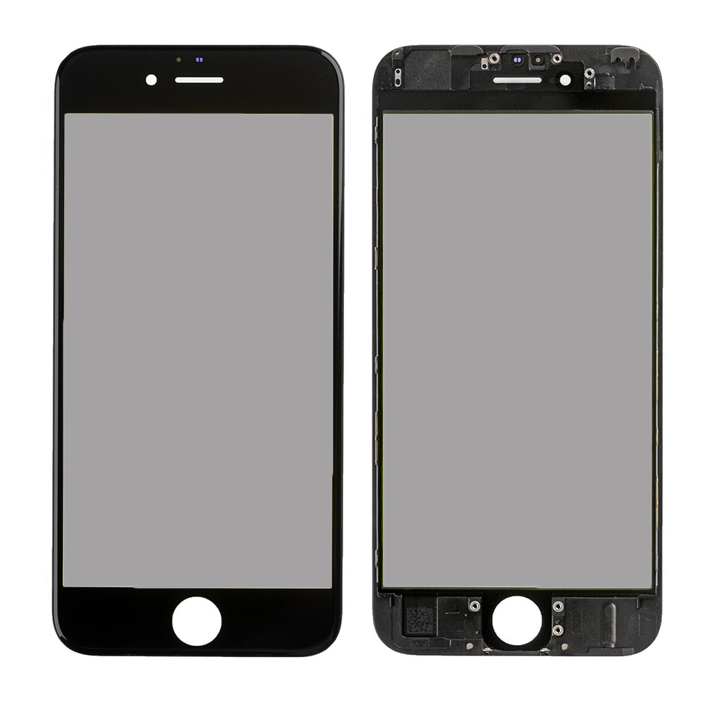 Staklo touchscreen-a+frame+OCA+polarizator za Iphone 6S 4,7 crno CO