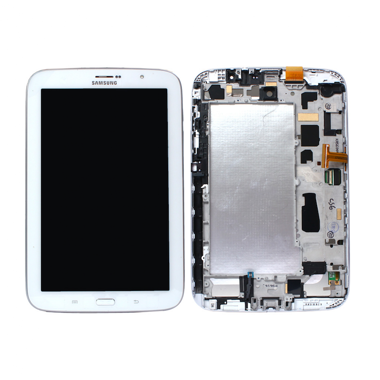LCD Displej / ekran za Samsung N5100/Galaxy Note 8.0+touch screen beli+frame Service Pack ORG