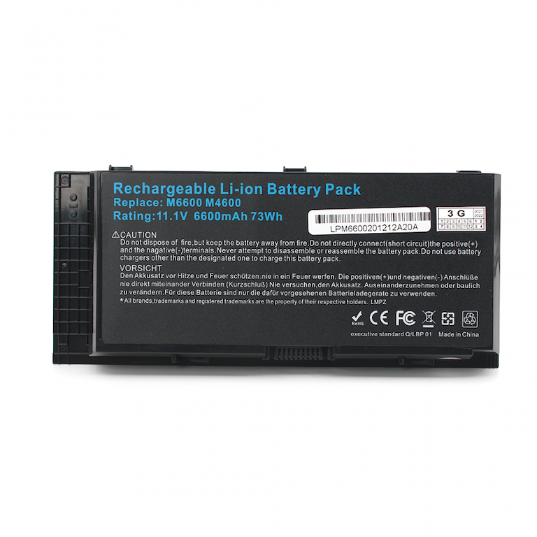 Baterija za Laptop - Dell Precision M6600 M6700 M4600 M4700 11.1V 6600mAh