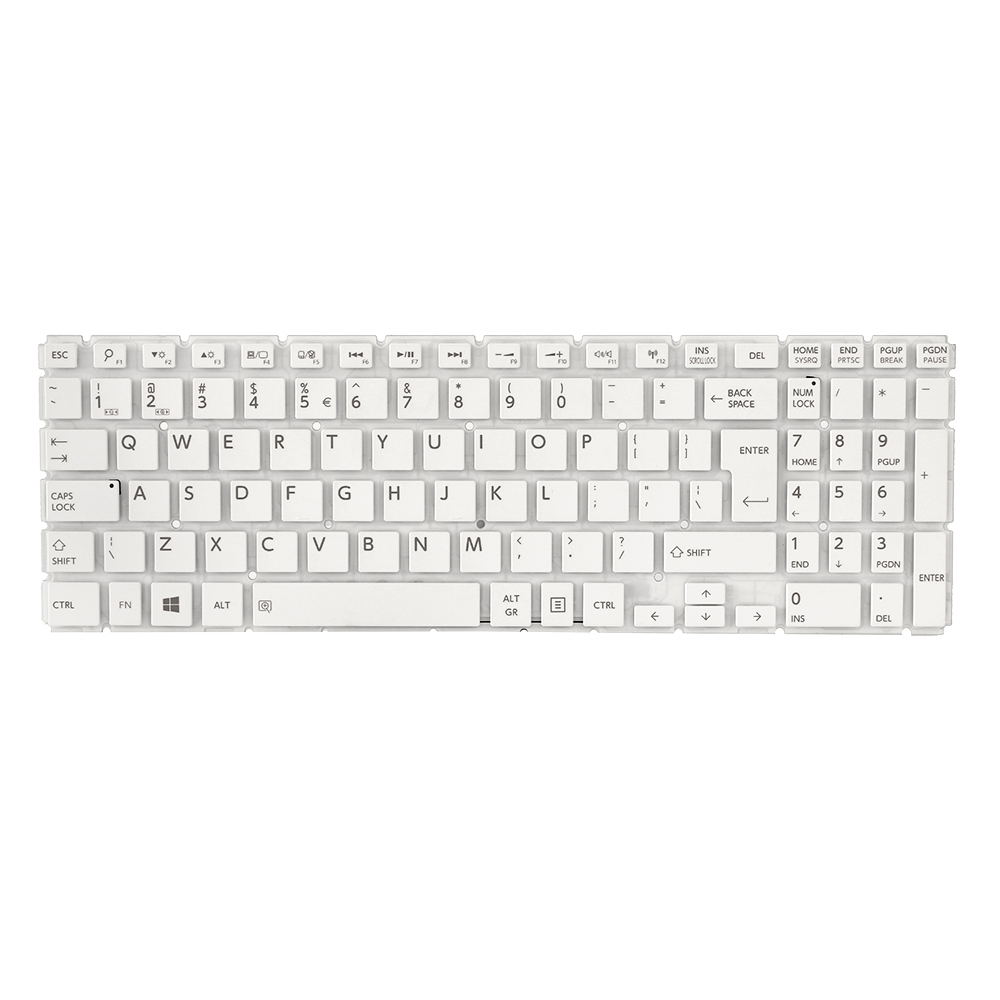 Tastatura za laptop Toshiba L50-B veliki enter bela