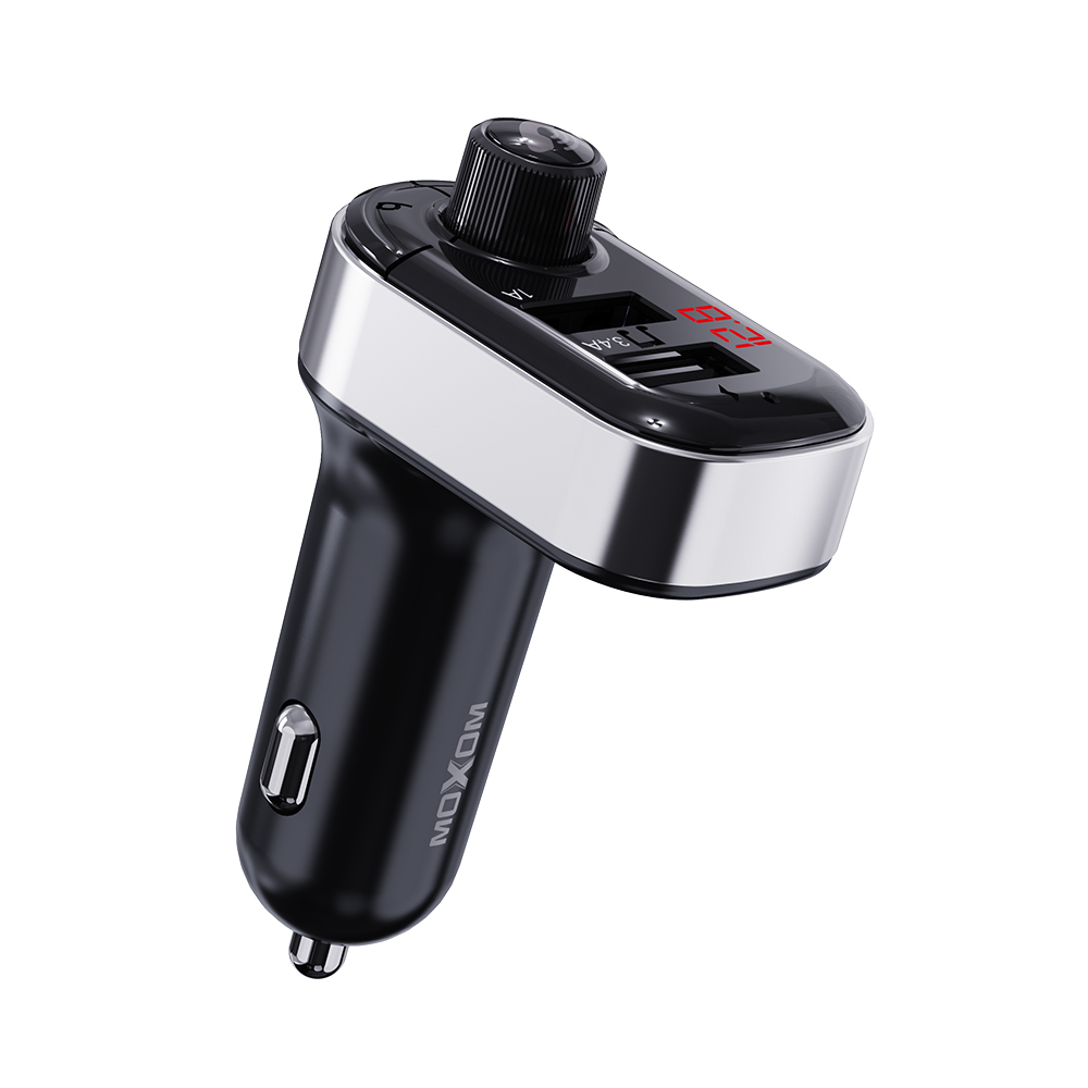 FM Modulator Moxom MX-VC25 2xUSB 3.4A crni (MS)