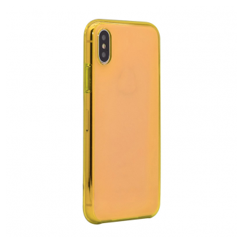 Maska X-Clear Apple za iPhone XS Max zuta.