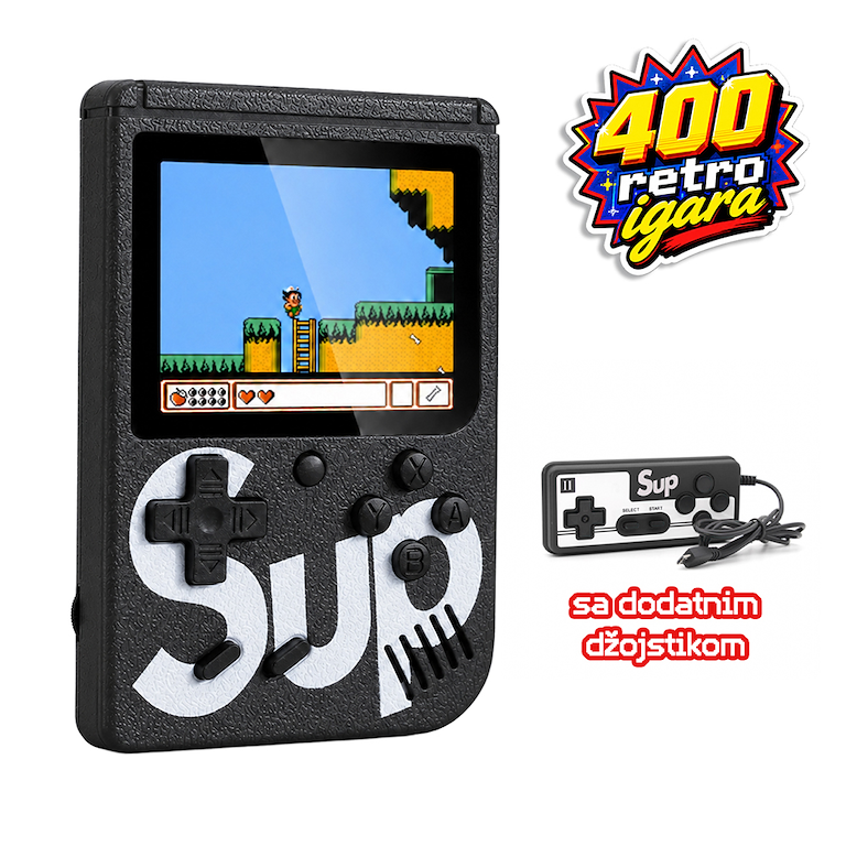 Konzola za igranje Gameboy SUP400 crna