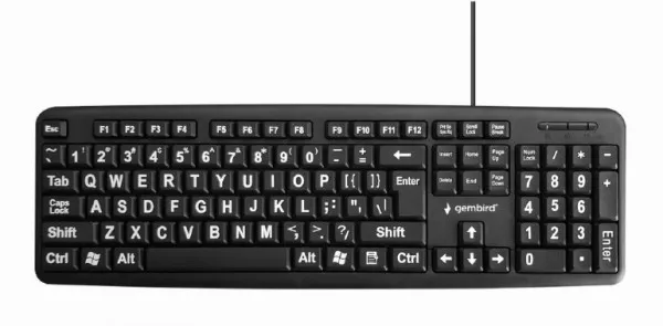 GEMBIRD KB-US-103 Standardna tastatura sa VELIKIM slovima US