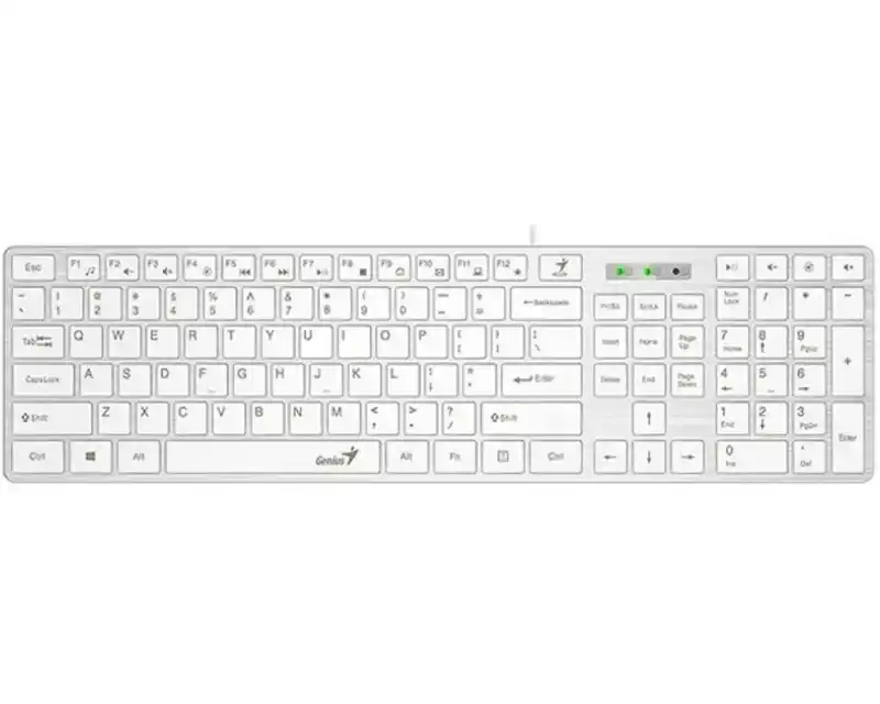 Tastatura Genius SlimStar 126 USB YU Bela