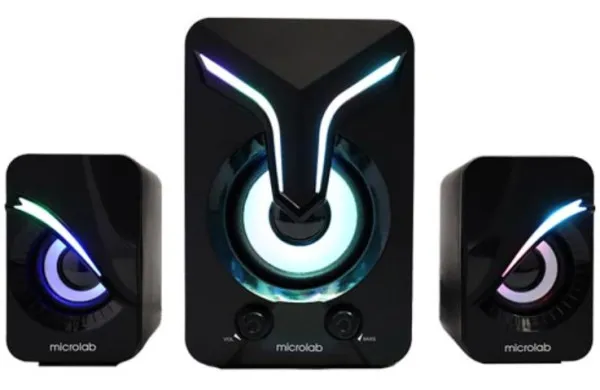 MICROLAB Microlab U270 Phenix Stereo zvucnici, black 11W (5W, 2x3W)USB power,3,5mm LED