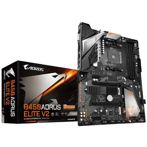 Matična ploča AM4 GIGABYTE B450 AORUS ELITE V2 rev. 1.0 DVI/HDMI/M.2