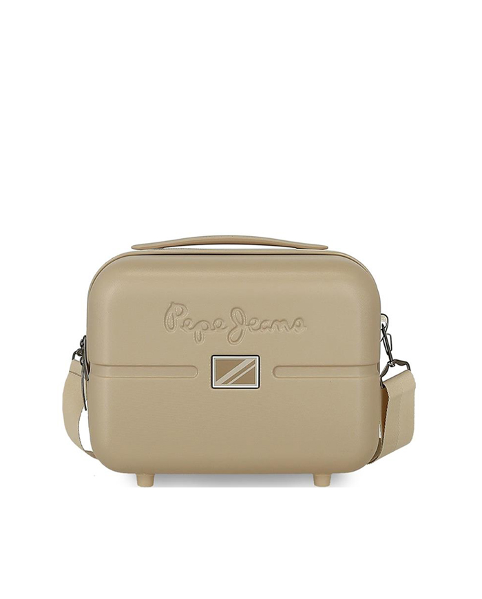 NESESER BEAUTY CASE ACCENT CHAMPAGNE Pepe Jeans