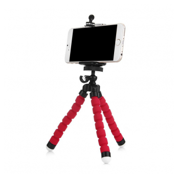 Stativ Tripod za mobilni telefon Mini Soft crveni