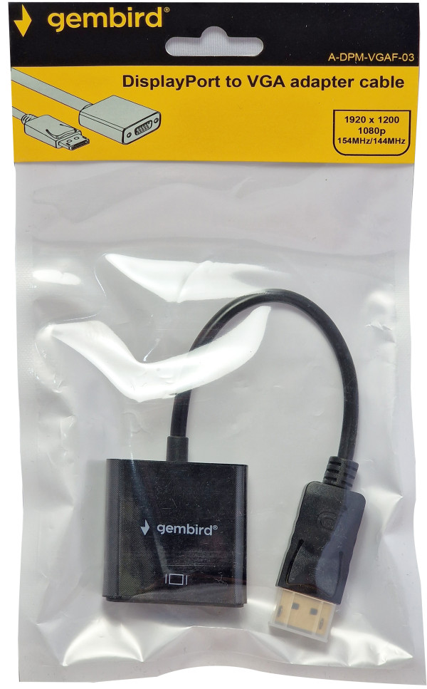 ADAPTER DISPLAYPORT NA VGA A-DPM-VGAF-03