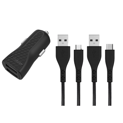 AUTO PUNJAČ ENERGIZER DC2BLCMM USB-C I MICRO USB 2.4A