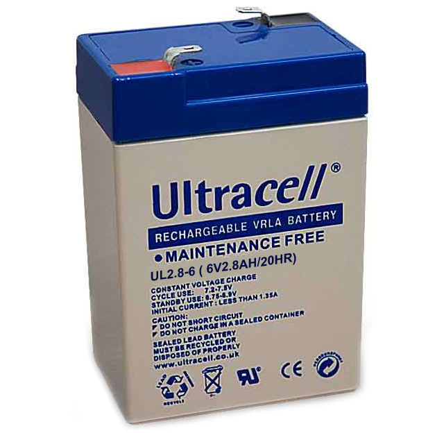 BATERIJA ULTRACELL UL 2.8-6 6V 2.8AH