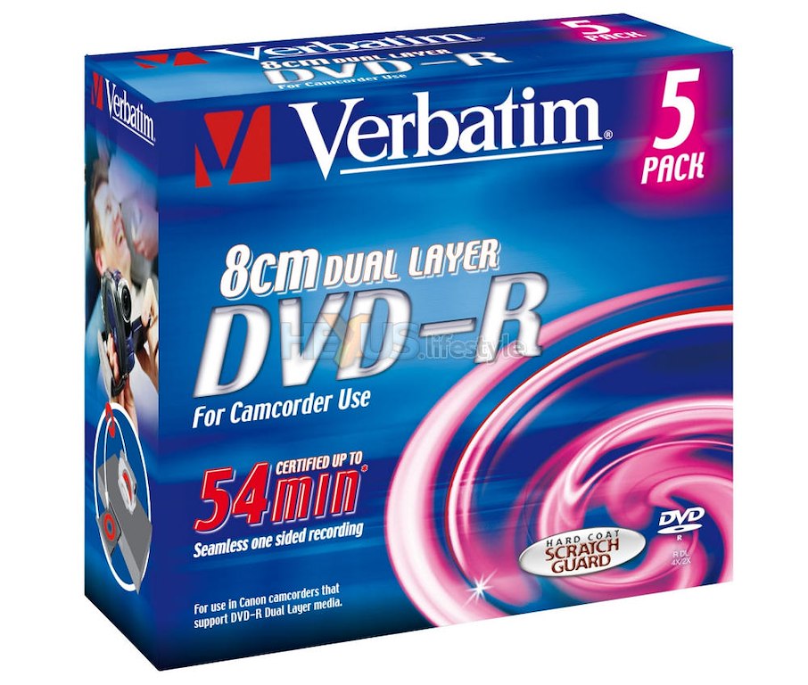 DVD-R 8CM DUAL LAYER VERBATIM