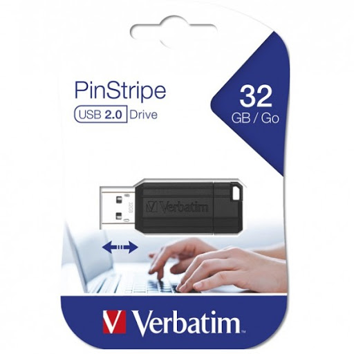 FLASH UBS 32 GB VERBATIM PINSTRIPE