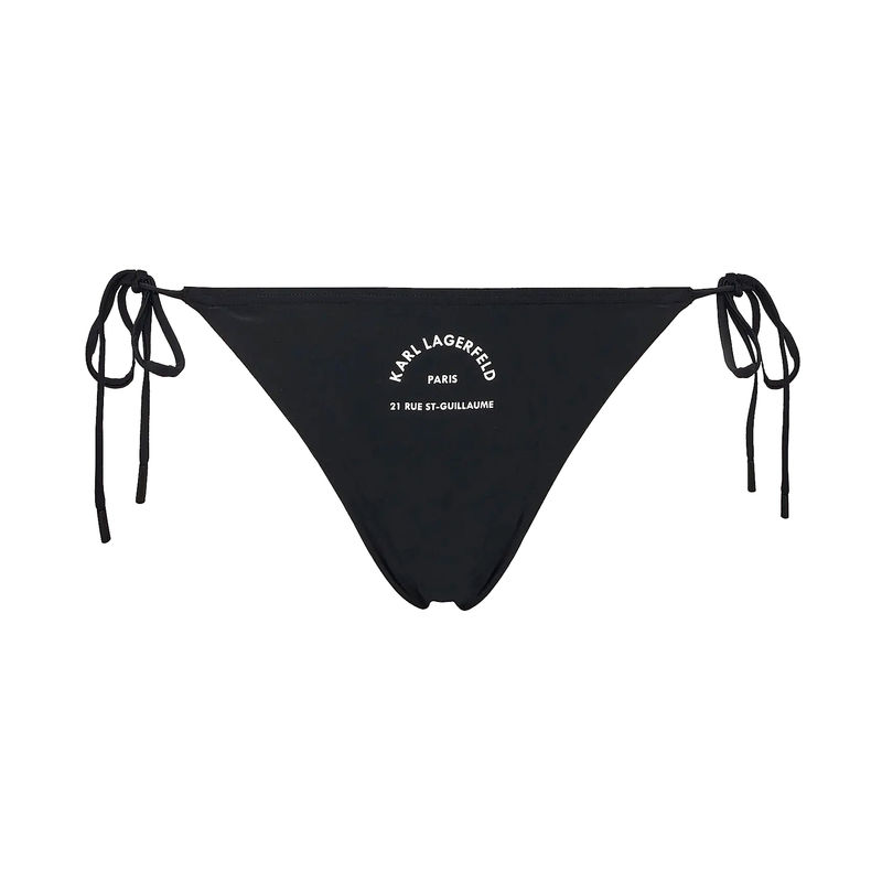 Ženski kupaći donji deo Karl Lagerfeld string bikini bottoms w/ logo