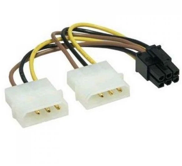 Adapter za napajanje za VGA 6pin na 2 x Molex Linkom