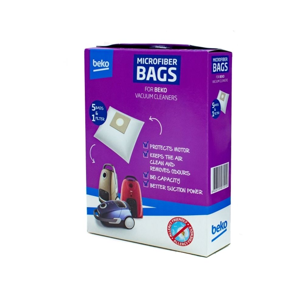 KESE ZA USISIVAČ LJUBIČASTA PAKET 5+1 BEKO