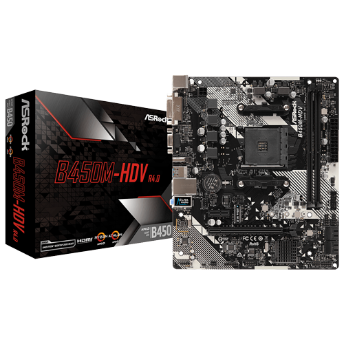 MATIČNA PLOČA MBO ASROCK AM4 B450M-HDV R4.0