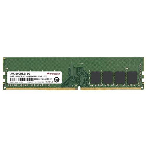 MEMORIJA RAM DDR4 8GB 3200 MHZ TRANSCEND JM3200HLB-8G