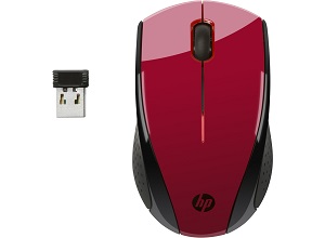 MIŠ X3000 HP N4G65AA WIRELESS RED