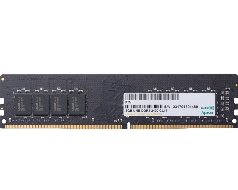 RAM MEMORIJA APACER DIMM DDR4 8 GB 2400 AU08GGB24CETBGH