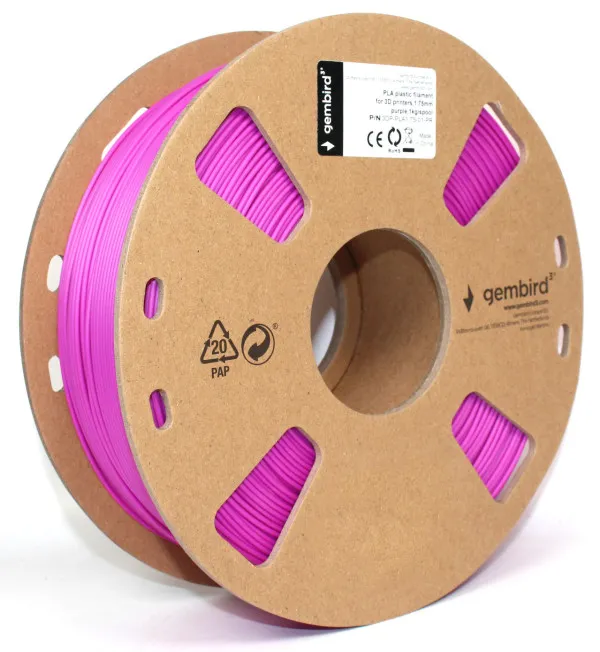 GEMBIRD 3DP-PLA1.75-01-PR PLA Filament za 3D stampac 1,75mm kotur 1KG PURPLE